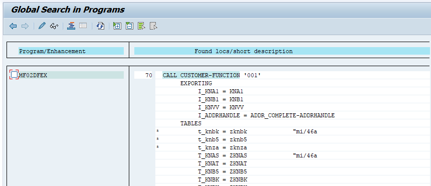 Sap Abap Customer Exits